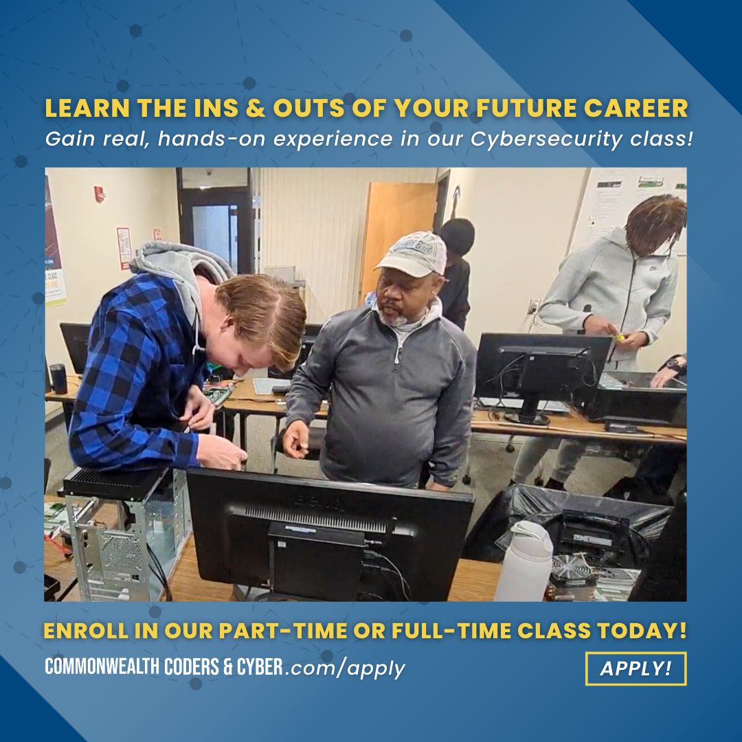 Commonwealth Coders & Cyber on LinkedIn: #cybersecurity #tech # ... Commonwealth Coders & Cyber on LinkedIn: #cybersecurity #tech # ...