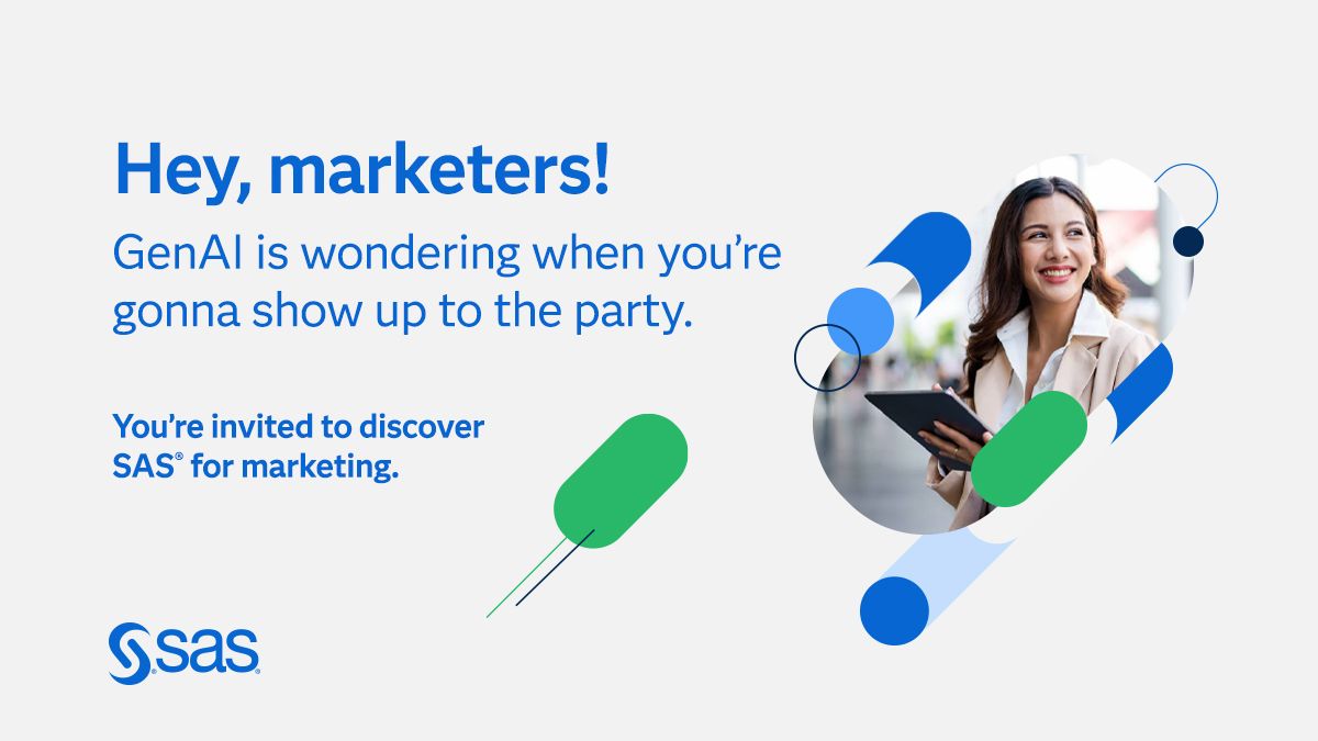 SAS on LinkedIn: #marketers #marketing SAS on LinkedIn: #marketers #marketing