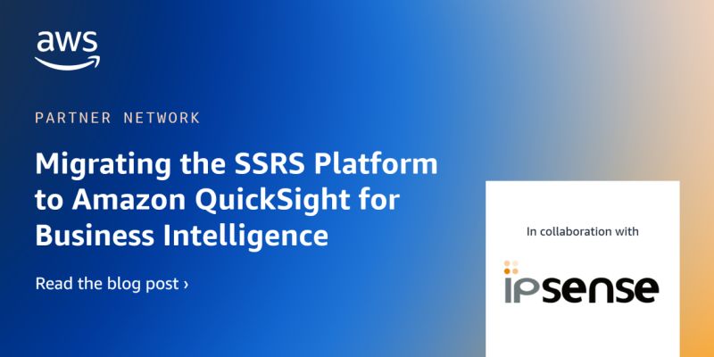 Jose Kunnackal on LinkedIn: SSRS > QuickSight migration accelerator ... Jose Kunnackal on LinkedIn: SSRS > QuickSight migration accelerator ...