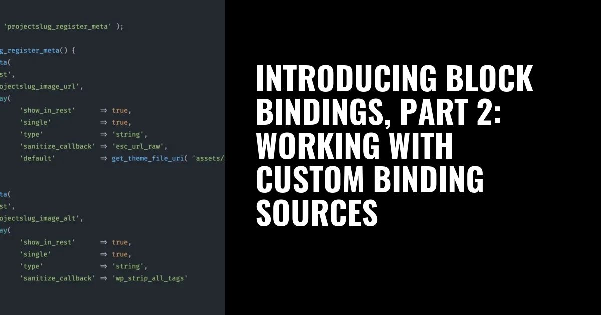 Courtney Robertson on LinkedIn: Introducing Block Bindings, part 2 ... Courtney Robertson on LinkedIn: Introducing Block Bindings, part 2 ...