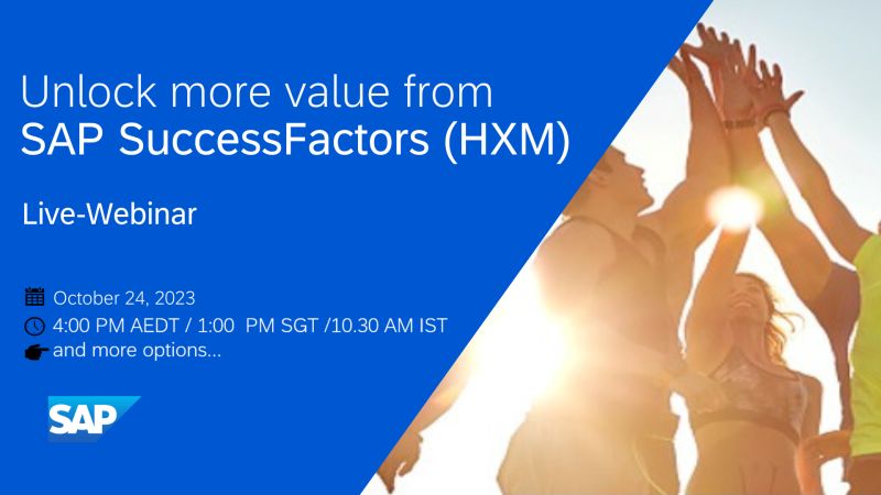 SAP on LinkedIn: Unlocking more value SAP Succ SAP on LinkedIn: Unlocking more value SAP Succ