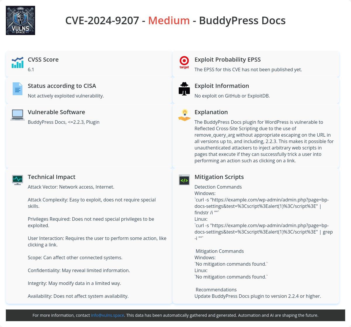 vulns.space on LinkedIn: #cve #cybersecurity #infosec #vulnerability # ... vulns.space on LinkedIn: #cve #cybersecurity #infosec #vulnerability # ...