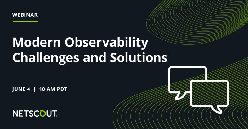 Four Inc. on LinkedIn: Join NETSCOUT’s webinar tomorrow to discover how ... Four Inc. on LinkedIn: Join NETSCOUT’s webinar tomorrow to discover how ...