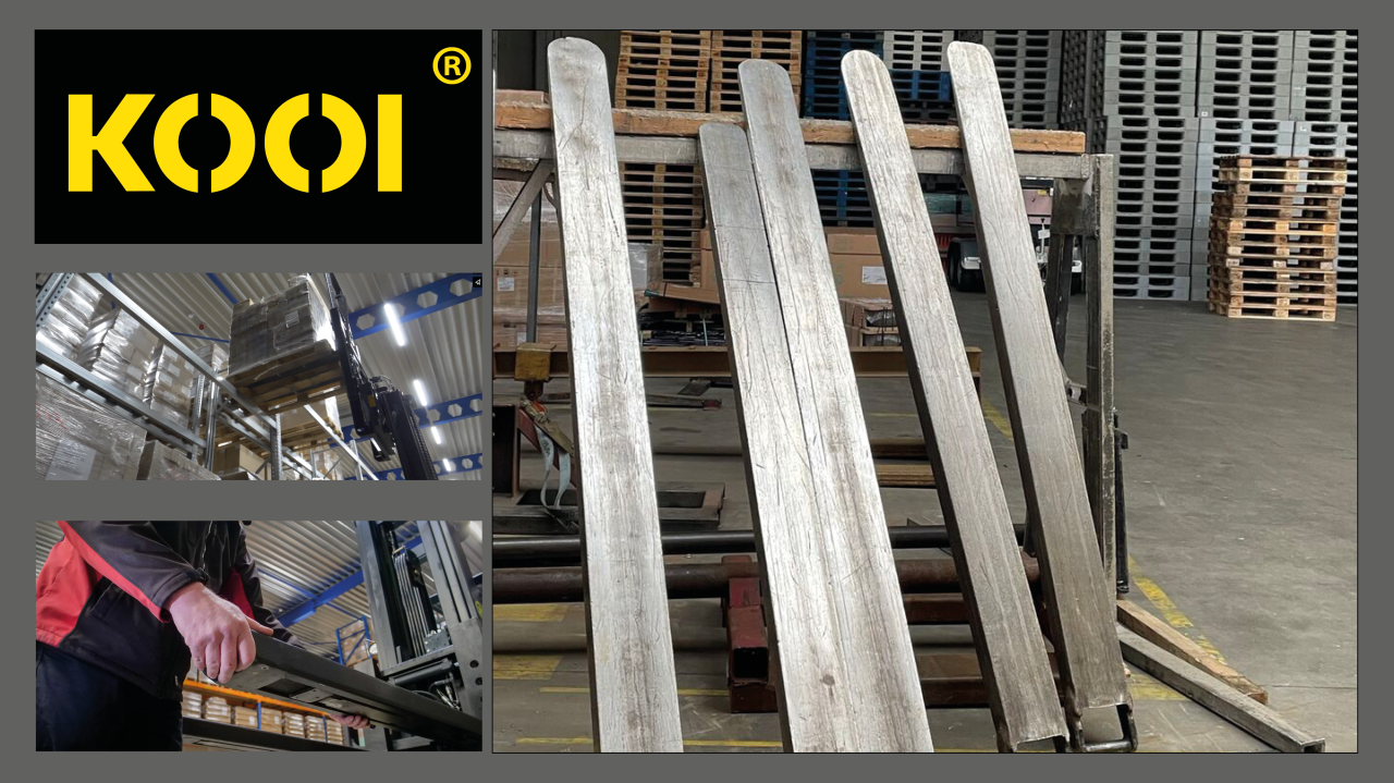 KOOI® Equipment for Forklifts: Save Space, Time and Money. KOOI® Equipment for Forklifts: Save Space, Time and Money.
