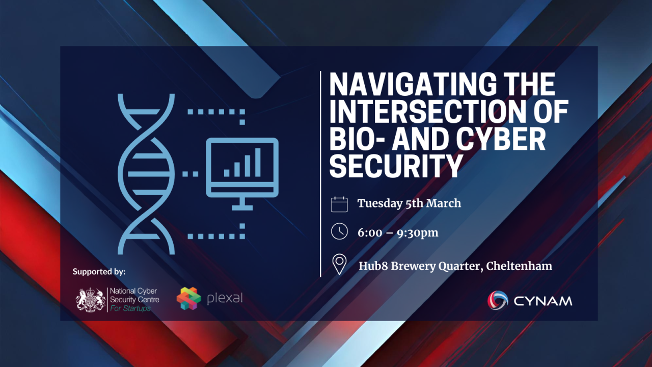Navigating the intersection of bio- and cyber security Navigating the intersection of bio- and cyber security