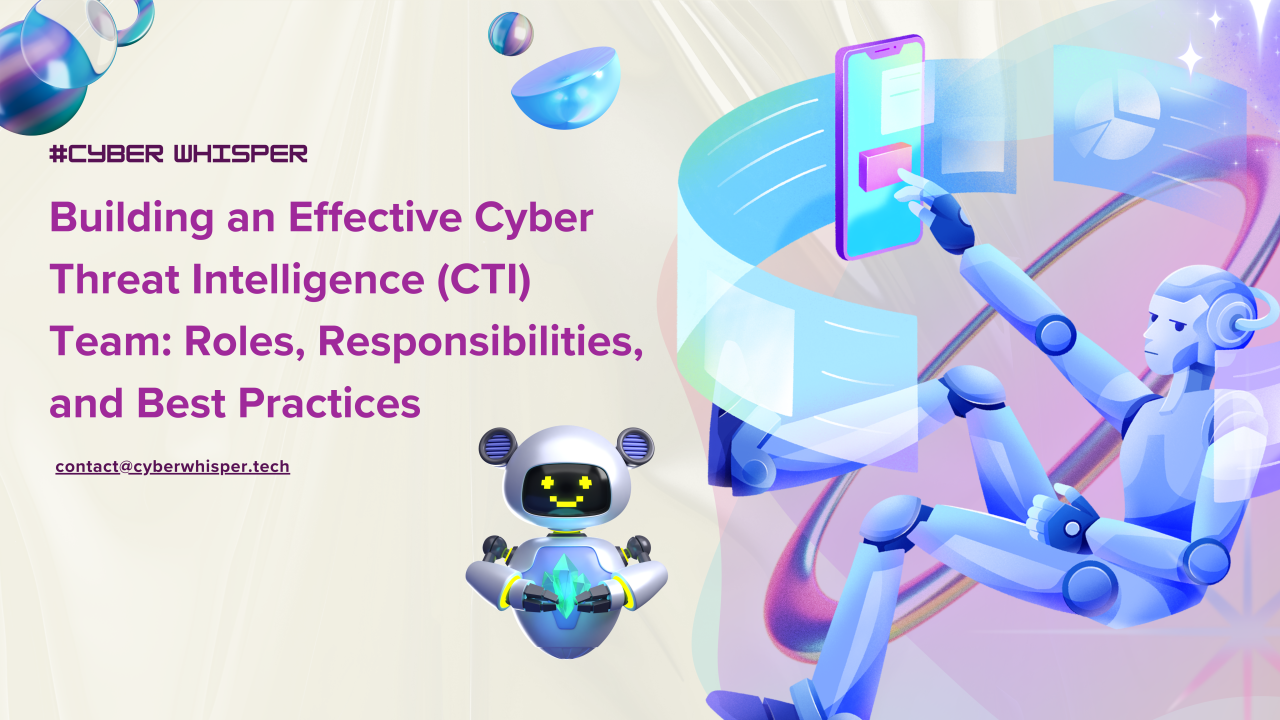 Building an Effective Cyber Threat Intelligence (CTI) Team: Roles ... Building an Effective Cyber Threat Intelligence (CTI) Team: Roles ...