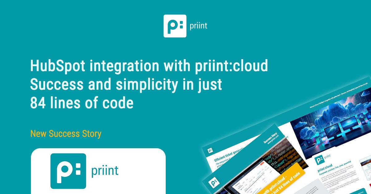 Unlocking Success with HubSpot and priint:cloud Integration: Simplicity ... Unlocking Success with HubSpot and priint:cloud Integration: Simplicity ...