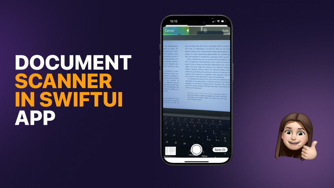Document Scanner in SwiftUI App Document Scanner in SwiftUI App