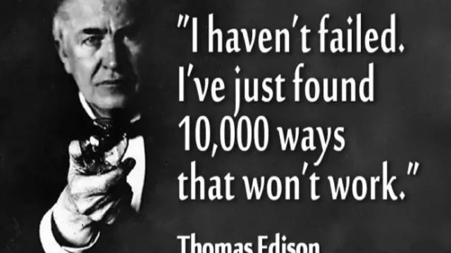 Failure - always an option, never a destination Failure - always an option, never a destination