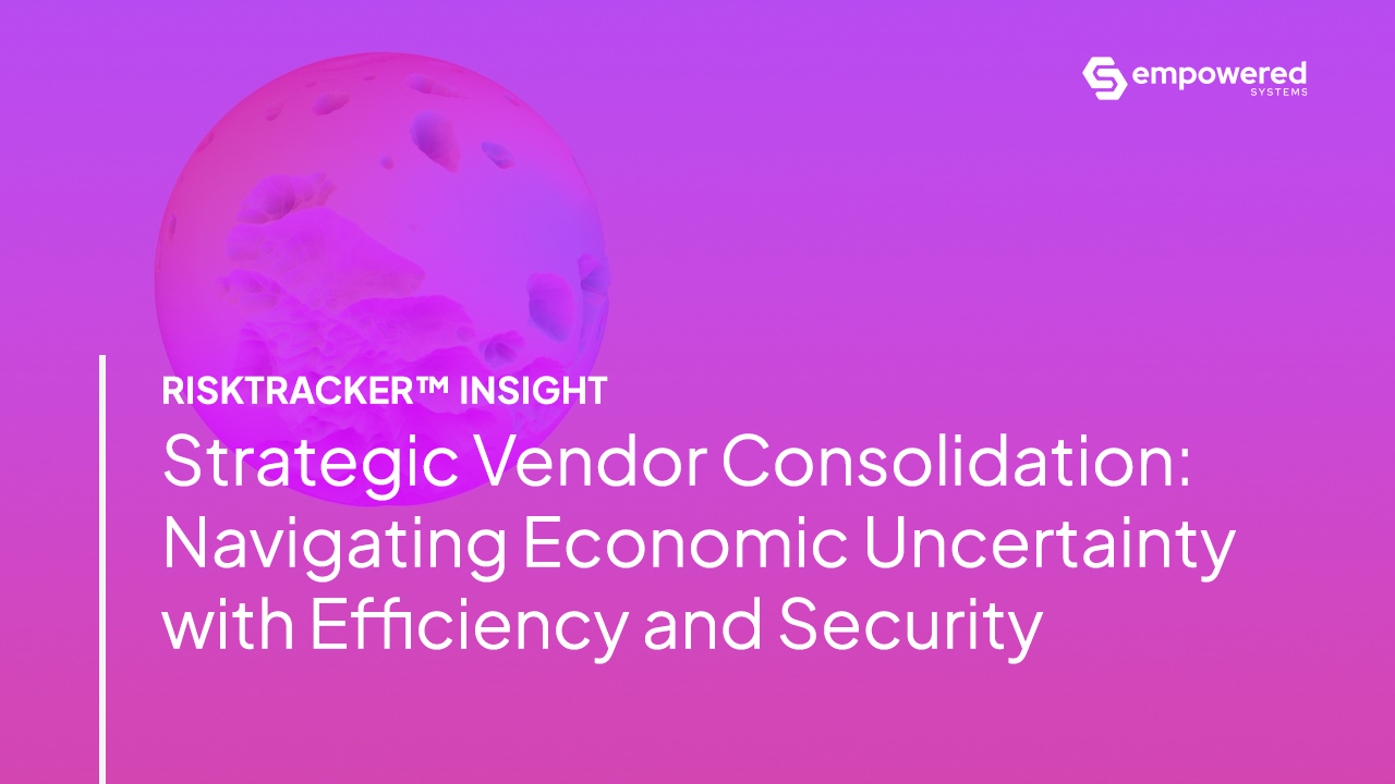 Strategic Vendor Consolidation: Navigating Economic Uncertainty with ... Strategic Vendor Consolidation: Navigating Economic Uncertainty with ...