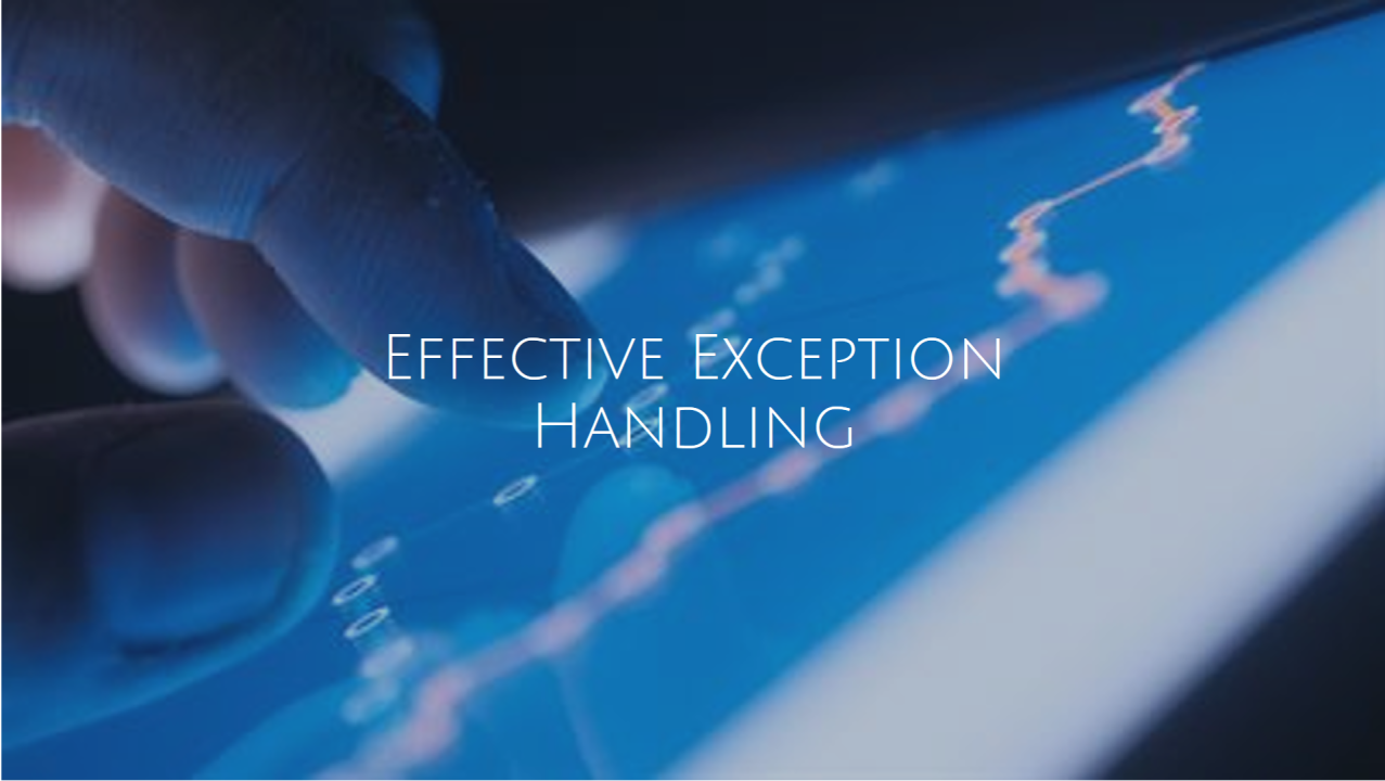 Exception Filters for Error Management Exception Filters for Error Management