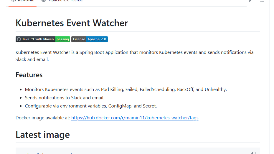 Creating Custom Kubernetes Event Watcher Creating Custom Kubernetes Event Watcher