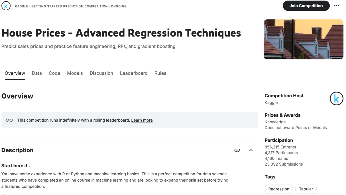Predicting House Prices with Linear Regression Predicting House Prices with Linear Regression