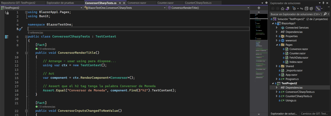Blazor unit testing Blazor unit testing