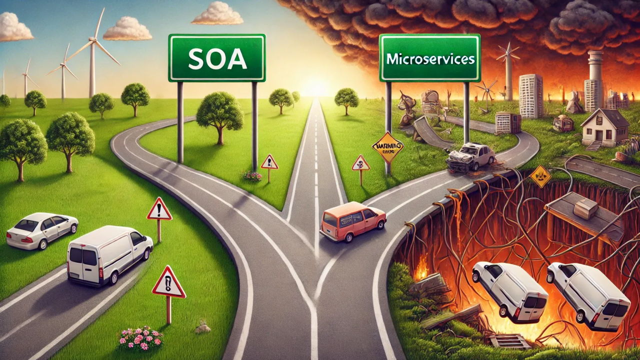 Microservices - the wrong turn. Microservices - the wrong turn.