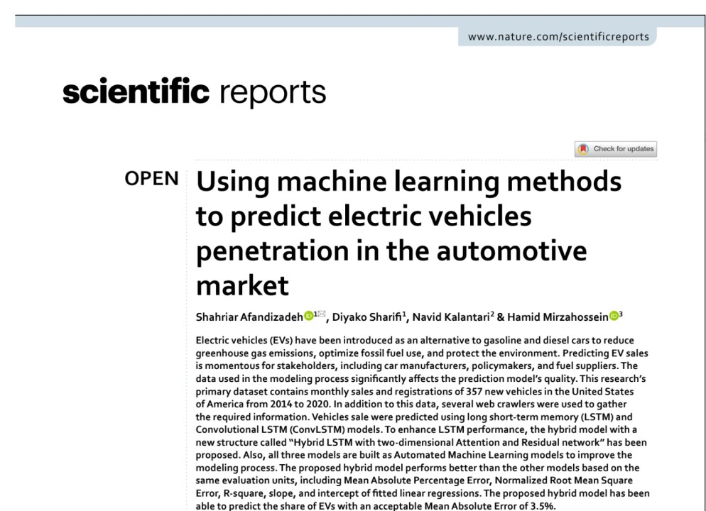 Using machine learning methods to predict electric vehicles penetration ... Using machine learning methods to predict electric vehicles penetration ...