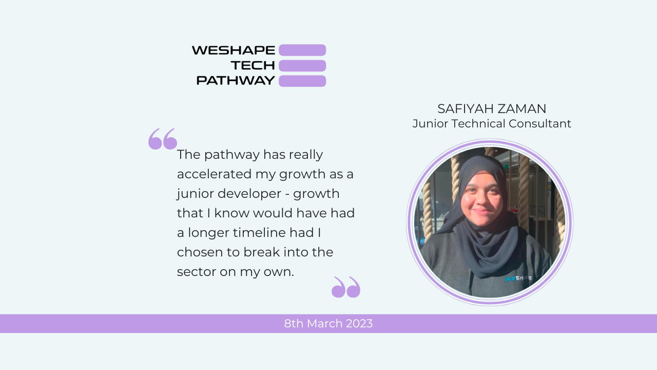 Interview with Junior Technical Consultant: Safiyah Zaman Interview with Junior Technical Consultant: Safiyah Zaman