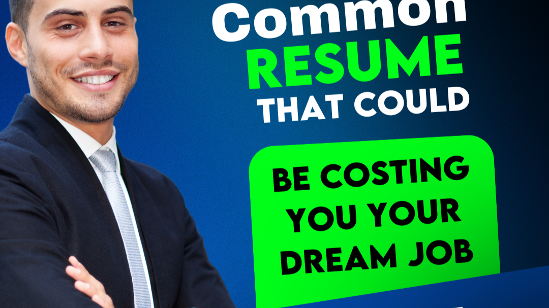 5 Common Resume Mistakes That Could Be Costing You Your Dream Job ... 5 Common Resume Mistakes That Could Be Costing You Your Dream Job ...