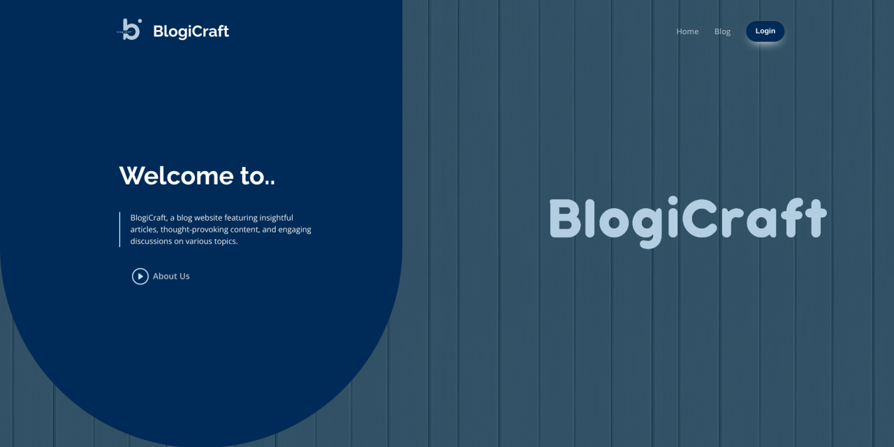 My Internship Journey: Building Blogicraft with CodSoft My Internship Journey: Building Blogicraft with CodSoft