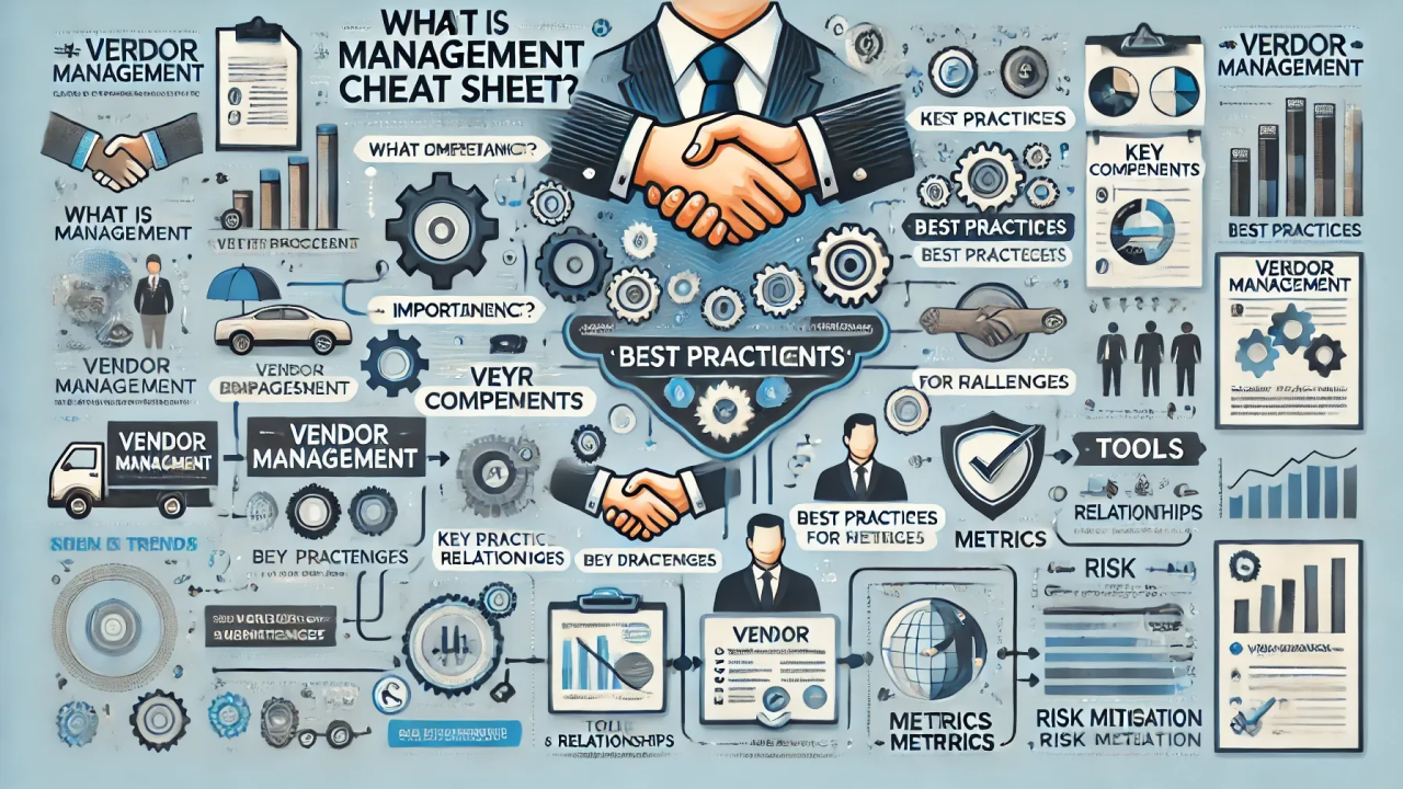 Vendor Management Cheat Sheet Vendor Management Cheat Sheet