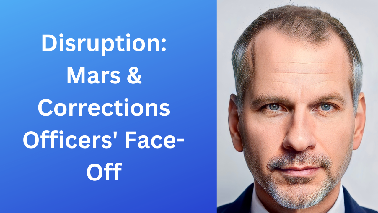 Disruption: Mars & Corrections Officers' Face-Off | David Vogel Disruption: Mars & Corrections Officers' Face-Off | David Vogel