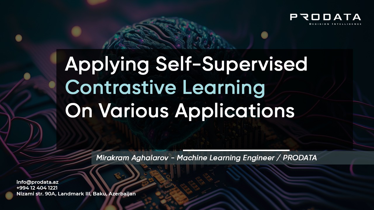 Applying Self-Supervised Contrastive Learning On Various Applications Applying Self-Supervised Contrastive Learning On Various Applications