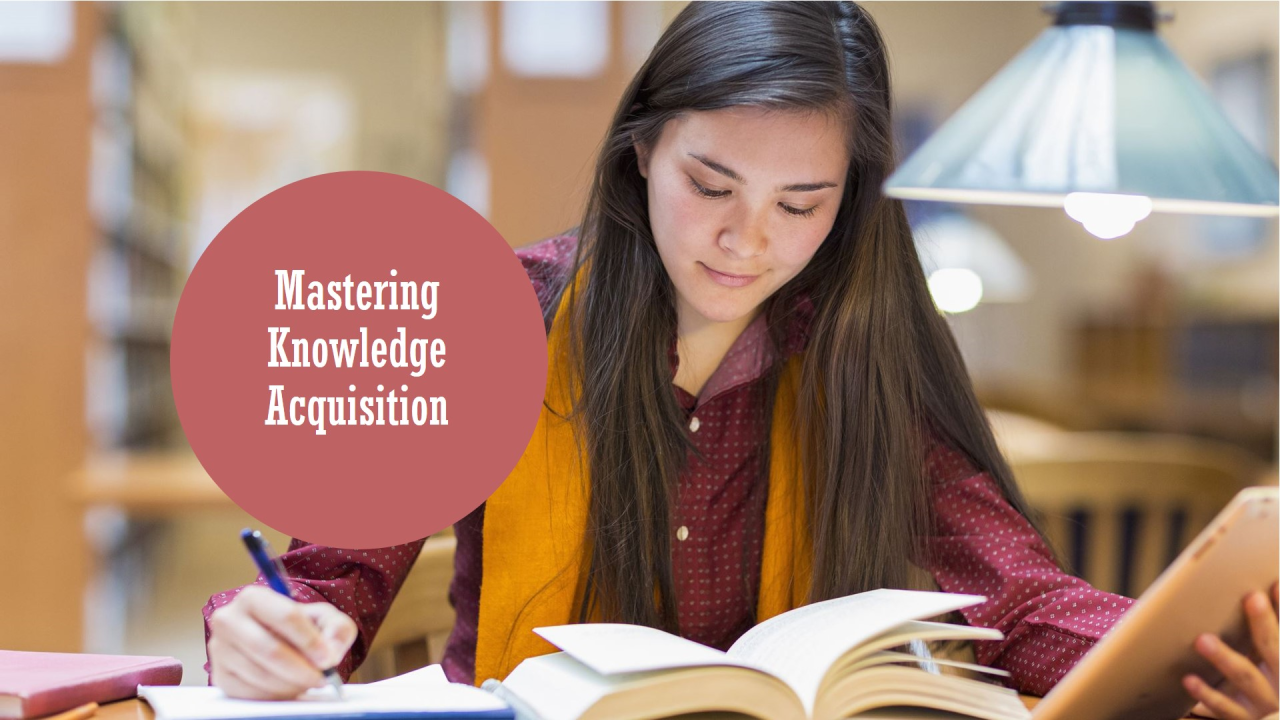 A 7-Step Guide for Mastering Knowledge Acquisition A 7-Step Guide for Mastering Knowledge Acquisition