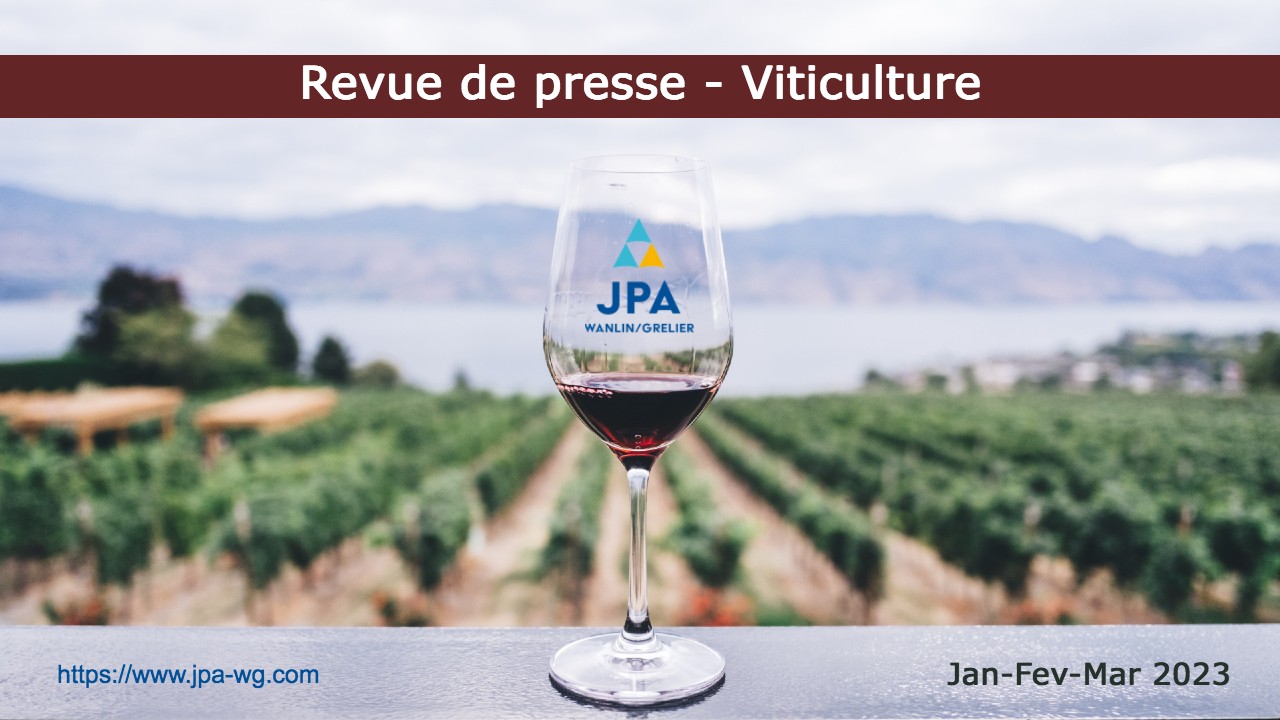 Votre revue de presse viticole Votre revue de presse viticole