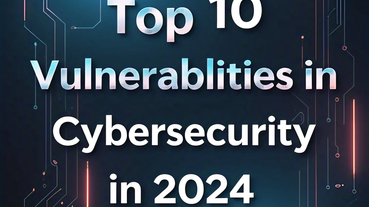 The Top 10 Vulnerabilities in Cybersecurity in 2024 The Top 10 Vulnerabilities in Cybersecurity in 2024