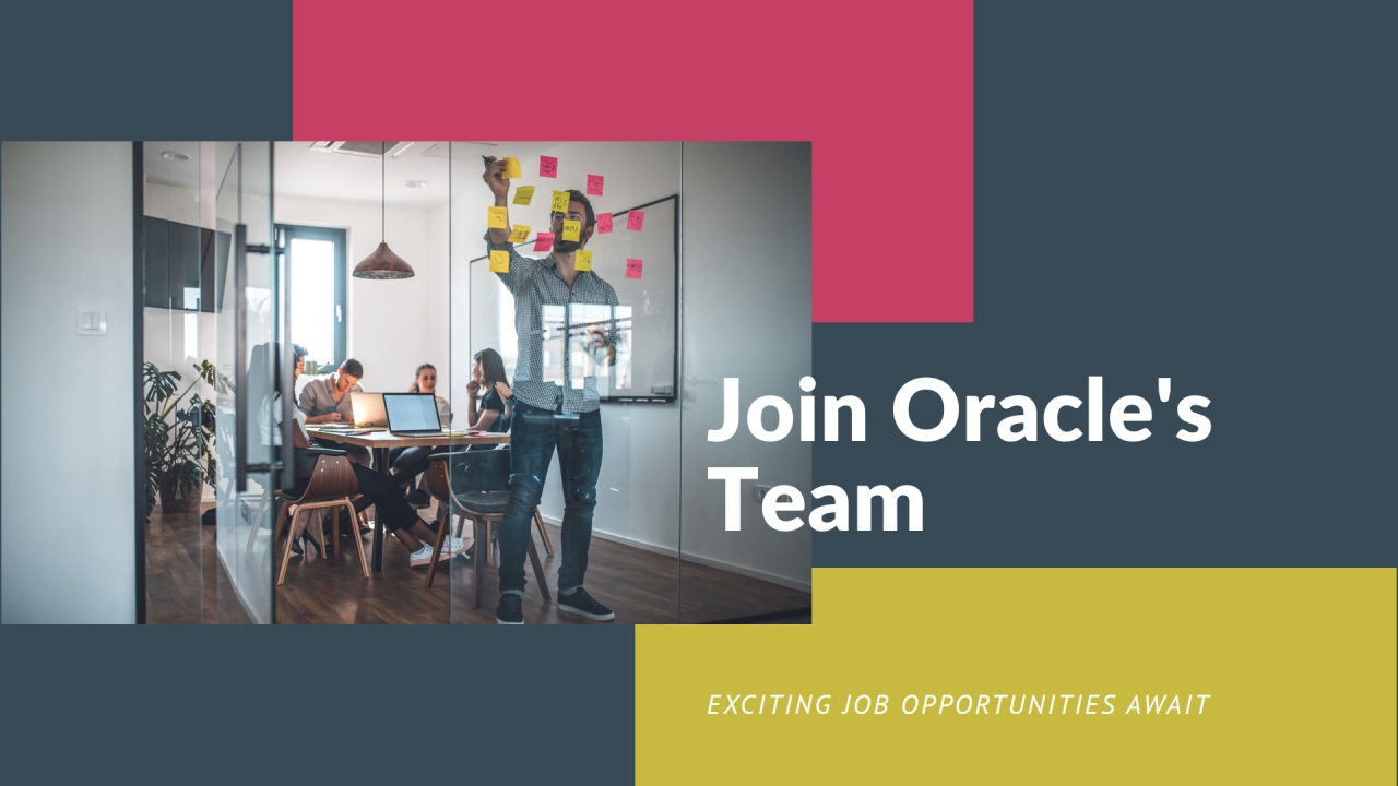 Oracle is hiring! Oracle is hiring!