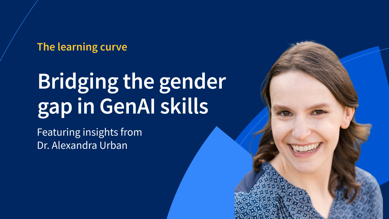 Bridging the gender gap in GenAI skills Bridging the gender gap in GenAI skills