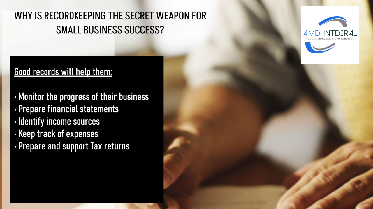 Why is Recordkeeping a secret weapon for Small Businesses success? Why is Recordkeeping a secret weapon for Small Businesses success?