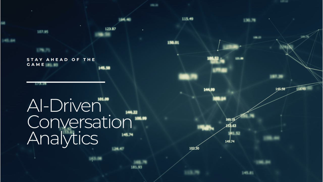 How Can You Stay Ahead of the Game with AI-driven Conversation ... How Can You Stay Ahead of the Game with AI-driven Conversation ...