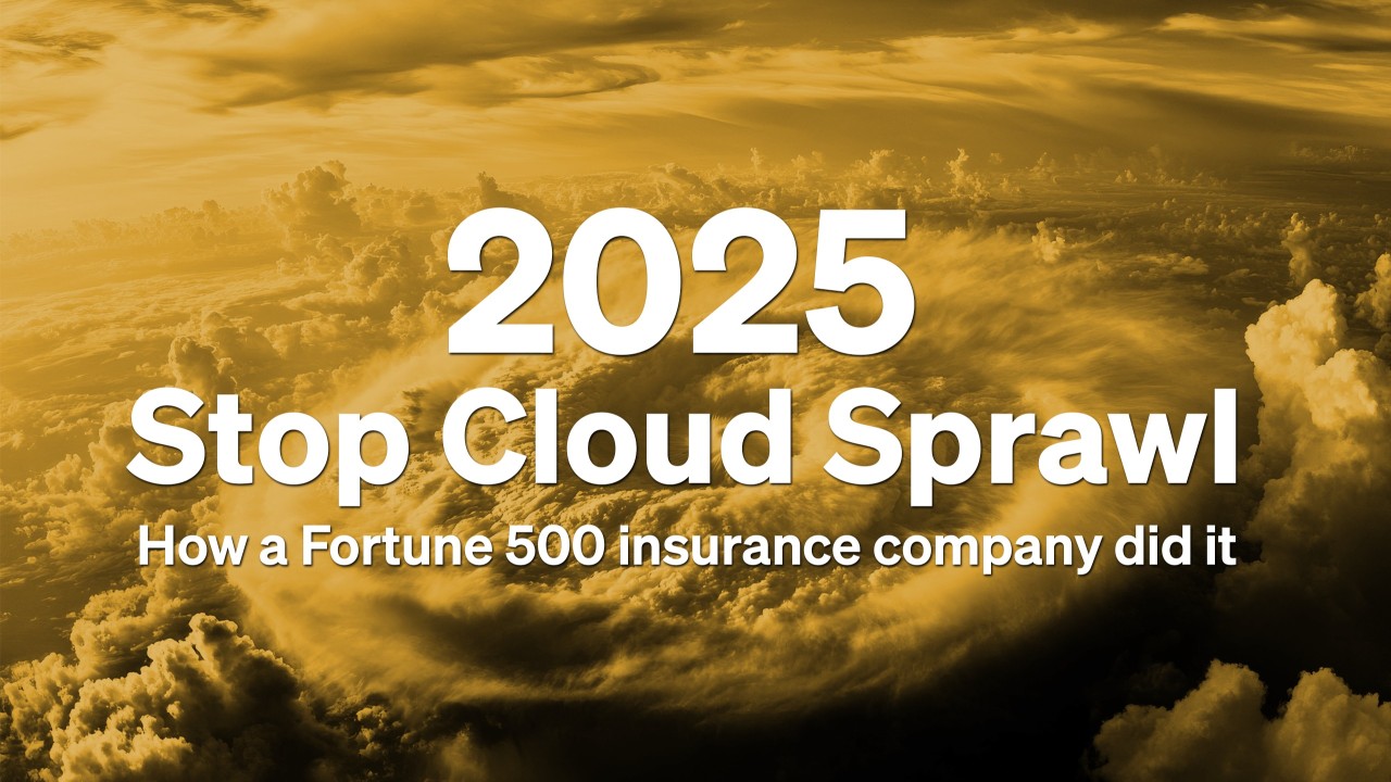 How a Fortune 500 Insurance Company Eliminated Cloud Sprawl. How a Fortune 500 Insurance Company Eliminated Cloud Sprawl.
