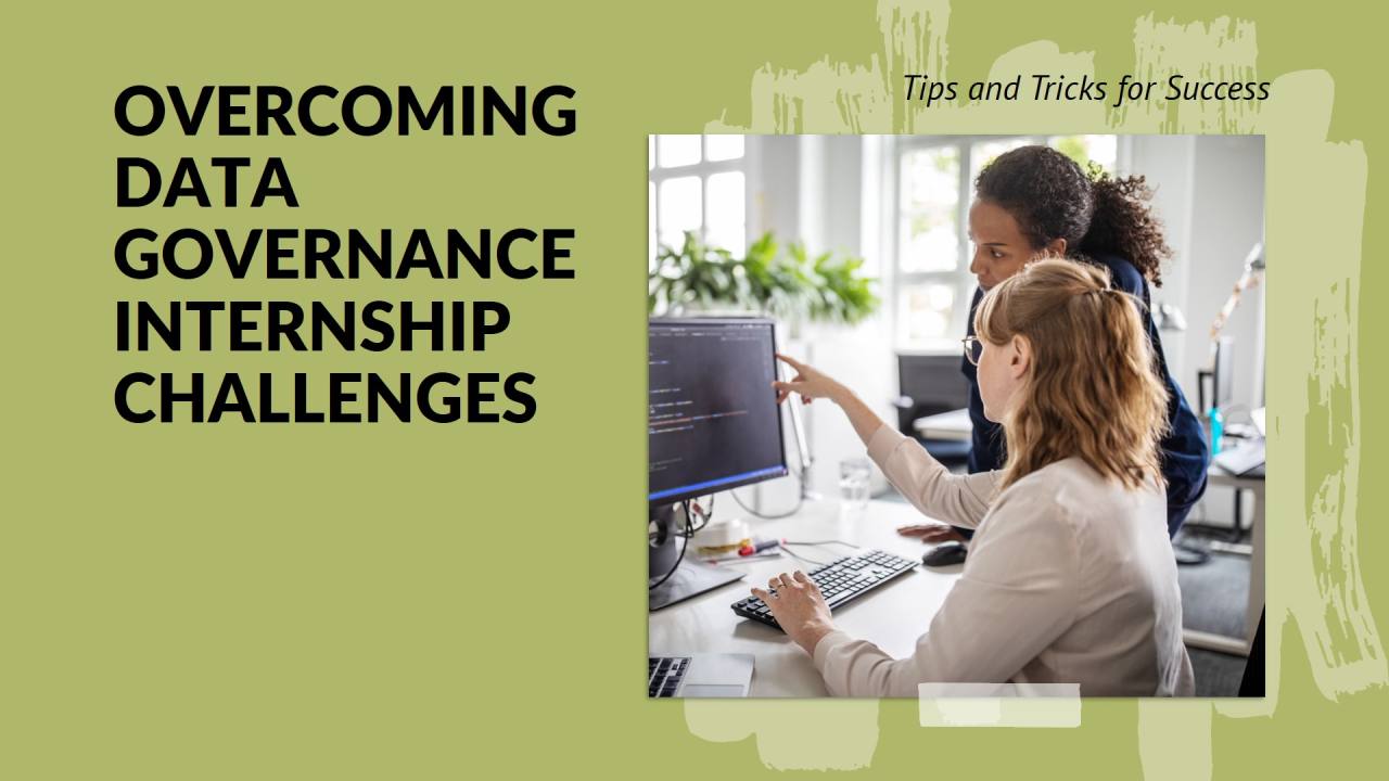 Overcoming Data Governance Internship Challenges Overcoming Data Governance Internship Challenges