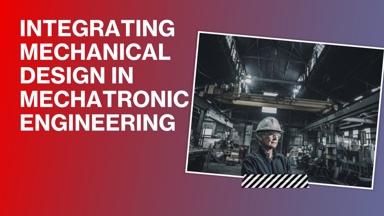 Maximizing Efficiency: Integrating Mechanical Design in Mechatronic ... Maximizing Efficiency: Integrating Mechanical Design in Mechatronic ...