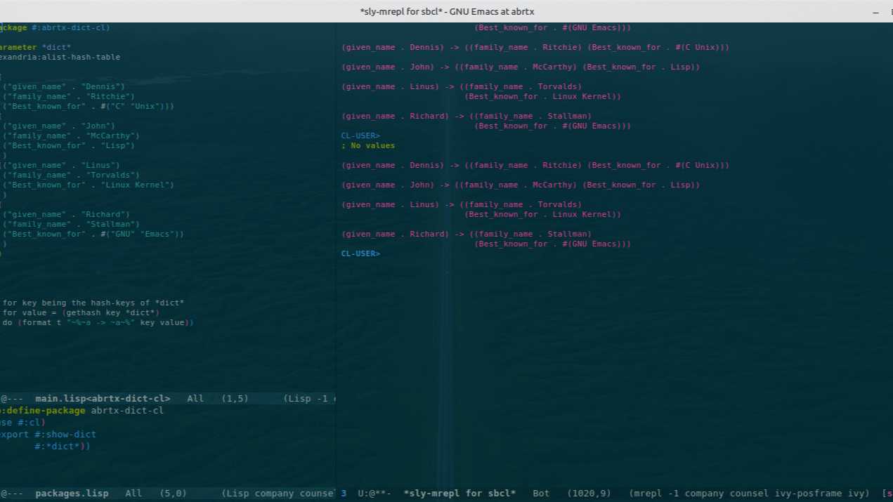 Python -> Common Lisp Python -> Common Lisp