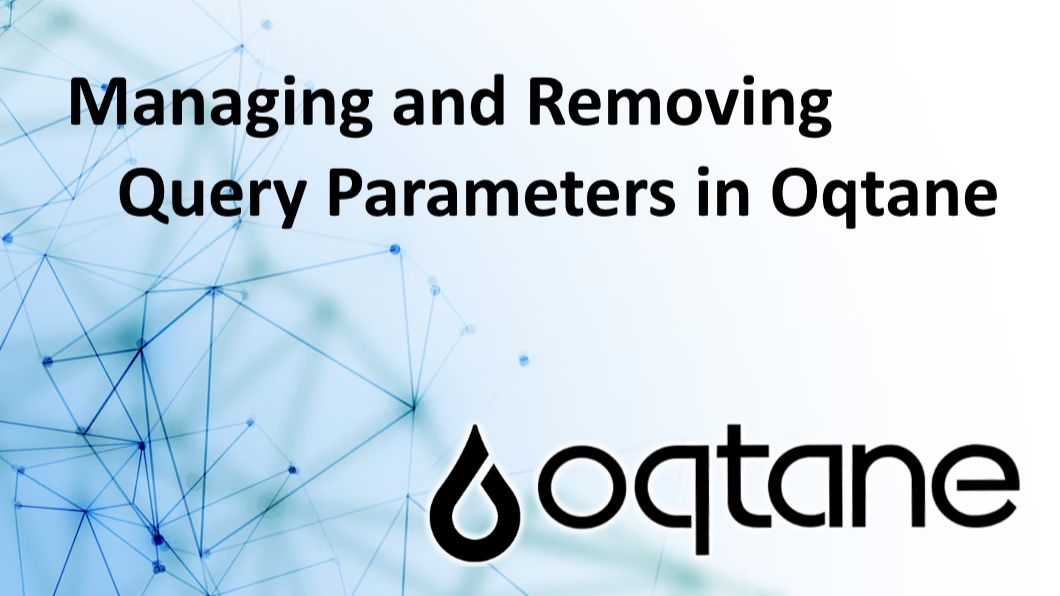 Managing and Removing Query Parameters in Oqtane Managing and Removing Query Parameters in Oqtane