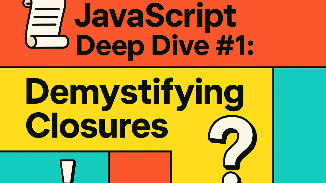 ๐ JavaScript Deep Dive #1: Demystifying Closures ๐ JavaScript Deep Dive #1: Demystifying Closures