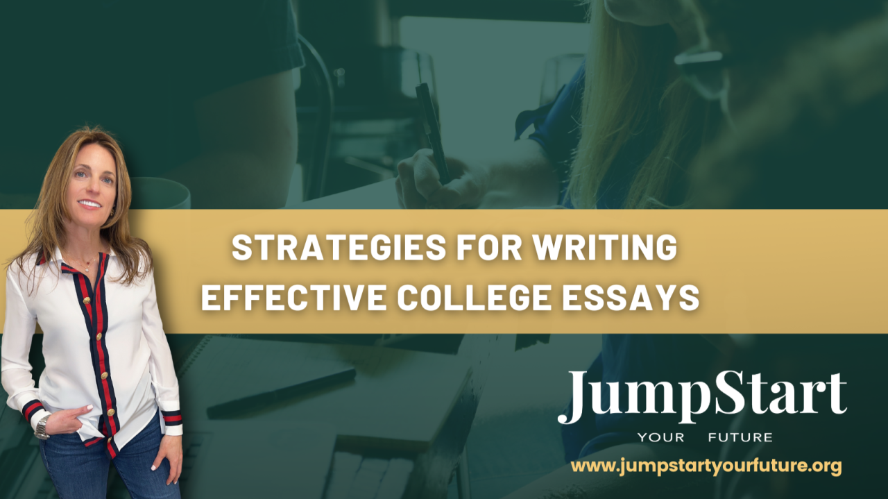 Strategies for Writing Effective College Essays Strategies for Writing Effective College Essays
