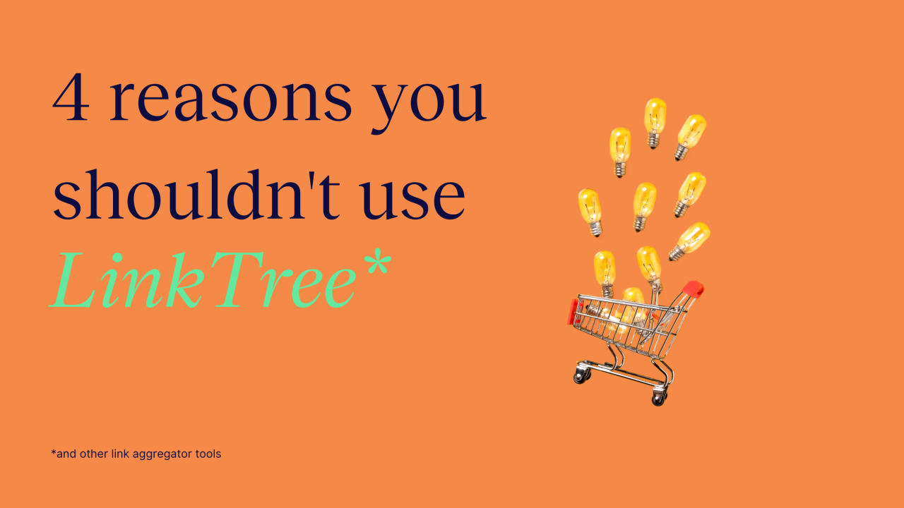 4 reasons you shouldn't use Linktree 4 reasons you shouldn't use Linktree