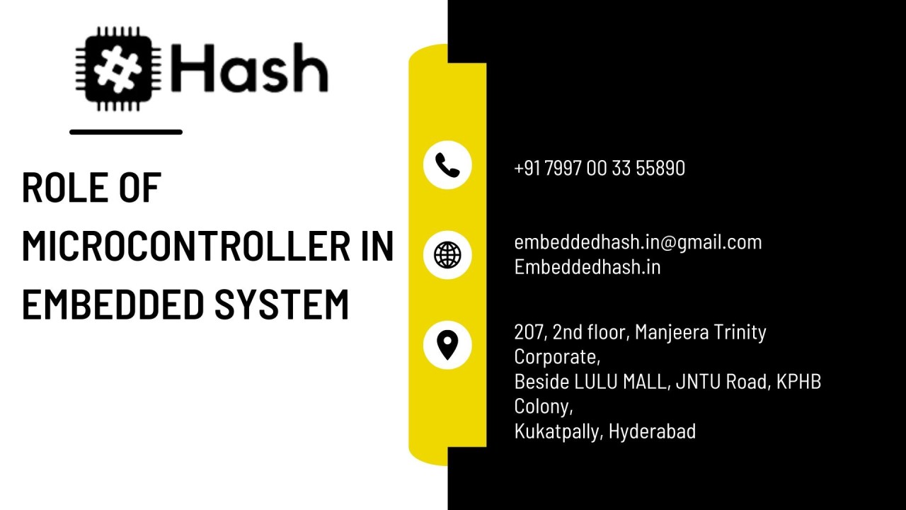 Role of Microcontrollers in Embedded Systems Role of Microcontrollers in Embedded Systems