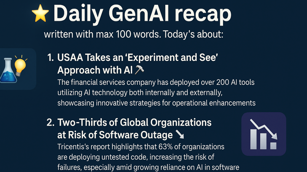 🌟 Daily GenAI recap, written with max 100 words. Today’s about: 🌟 Daily GenAI recap, written with max 100 words. Today’s about: