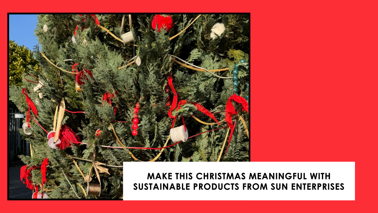 Make This Christmas Meaningful with Sustainable Products from Sun ... Make This Christmas Meaningful with Sustainable Products from Sun ...