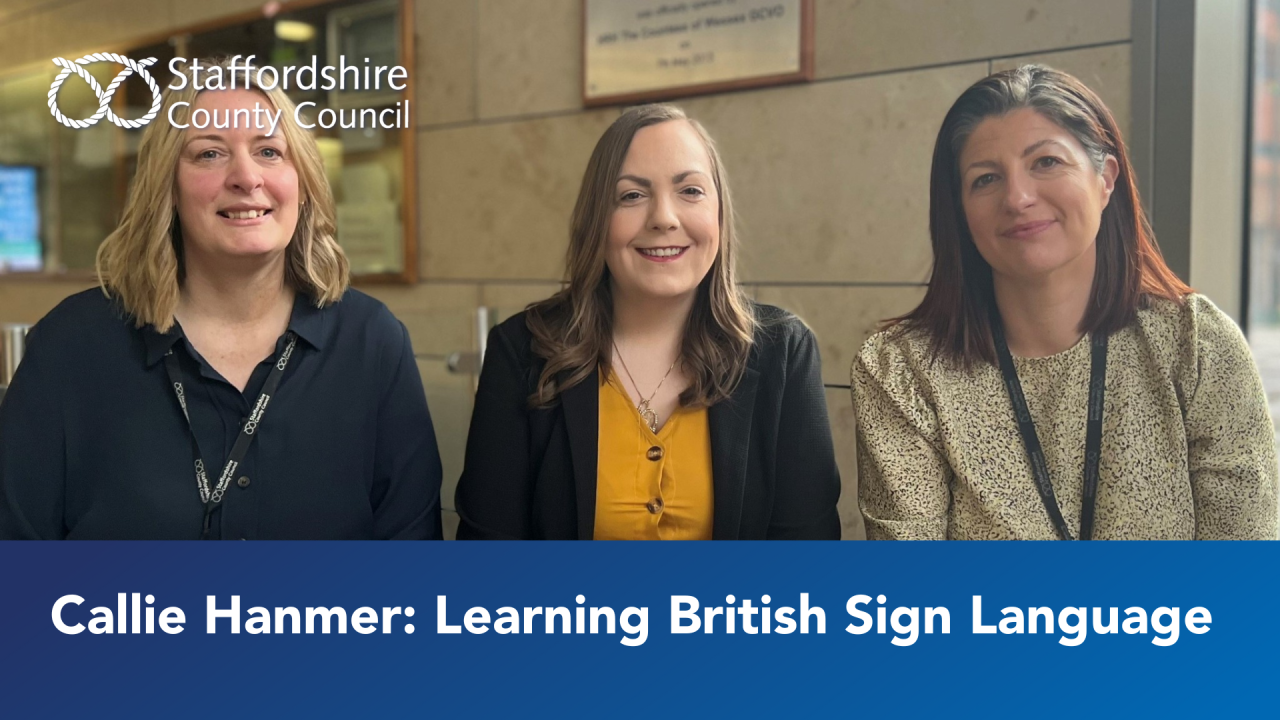 Callie Hanmer: Learning British Sign Language Callie Hanmer: Learning British Sign Language