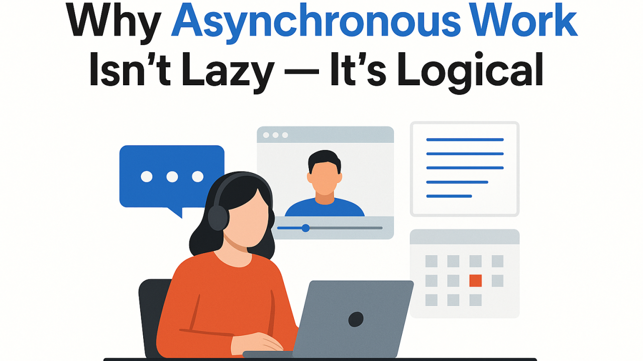 Why Asynchronous Work Isn’t Lazy — It’s Logical Why Asynchronous Work Isn’t Lazy — It’s Logical