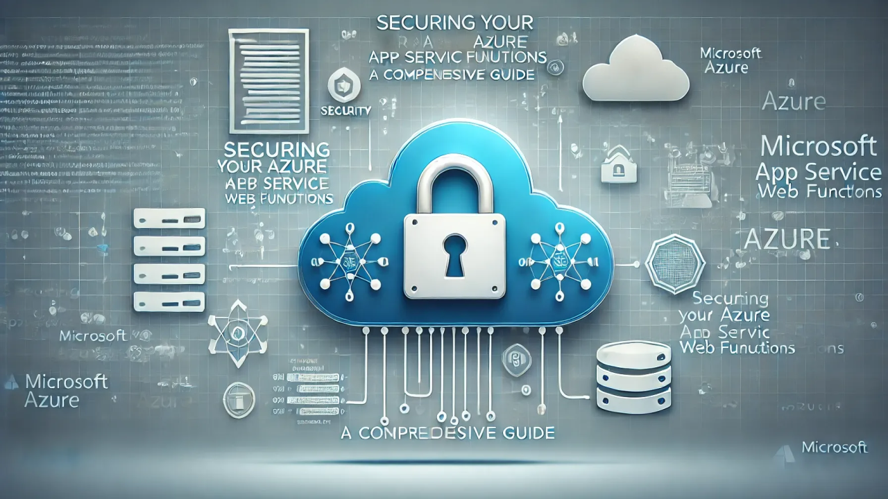 Securing Your Azure App Service Web Functions: A Comprehensive Guide Securing Your Azure App Service Web Functions: A Comprehensive Guide