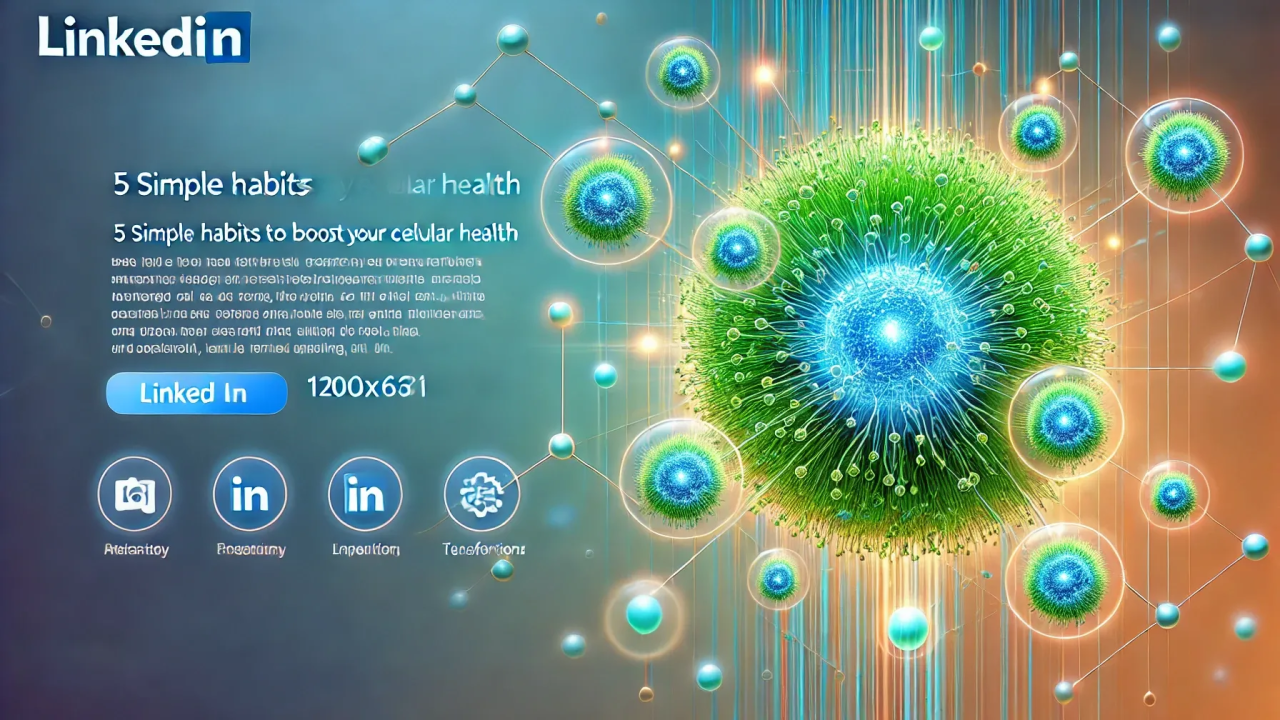 5 Simple Habits to Boost Your Cellular Health 5 Simple Habits to Boost Your Cellular Health