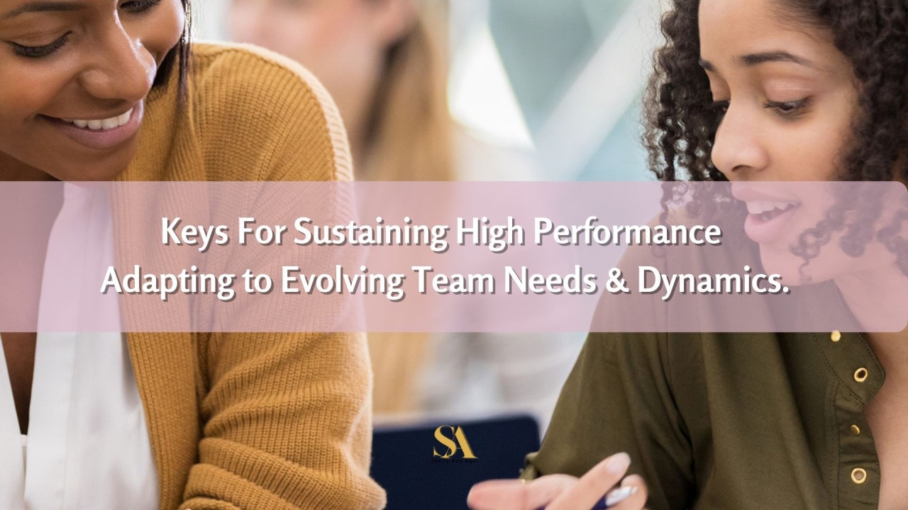 Part 3: Sustaining High Performance Part 3: Sustaining High Performance