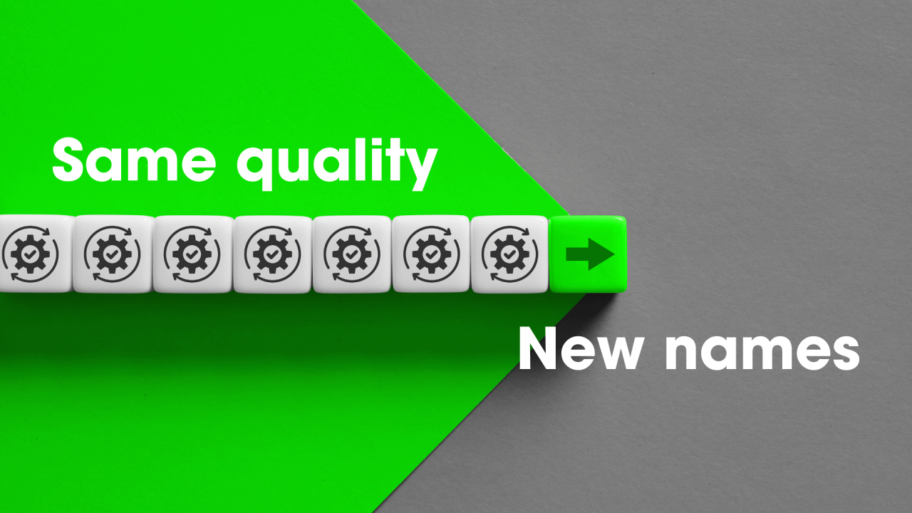 Renaming our services for enhanced growth and efficiency Renaming our services for enhanced growth and efficiency
